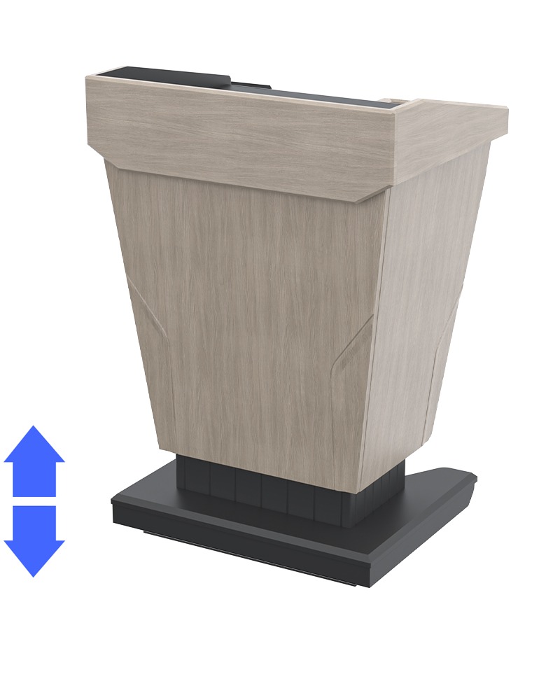 Height Adjustable Diplomat Podium Plus